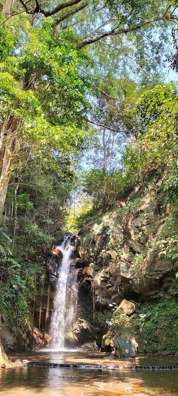 Curug Putri stock image. Image of waterfalls, mountains - 304542787