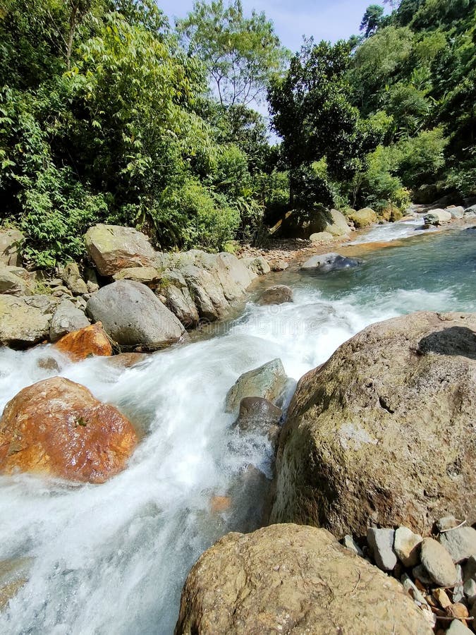 Curug from Sentul West Java Like Cloud and so Fresh Stock Photo - Image ...
