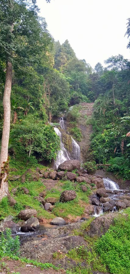 Curug or waterfall stock photo. Image of curug, nature - 222970422