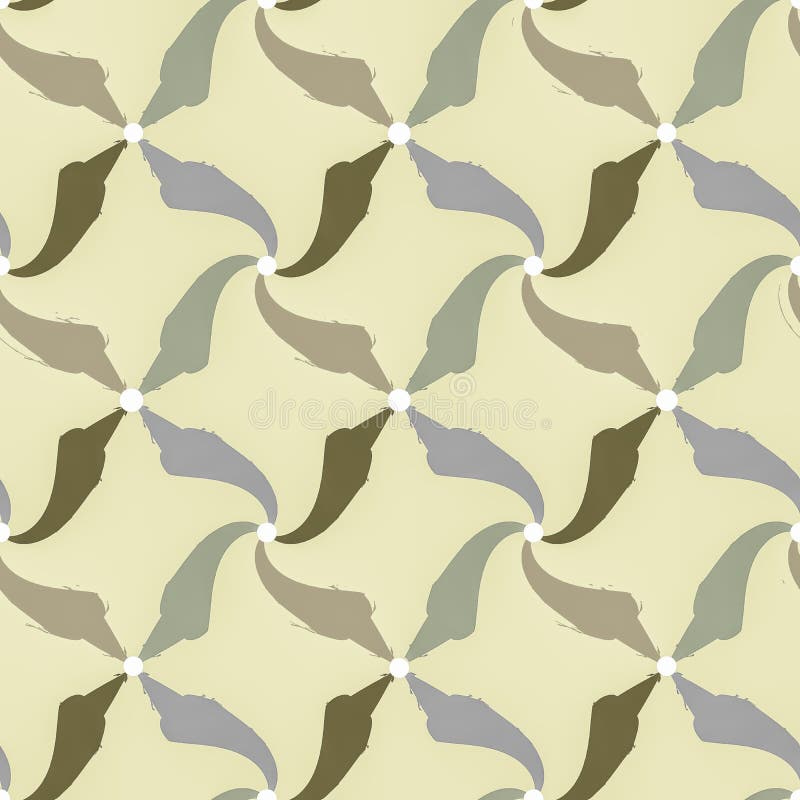 Curv Fan Shaped Effect Seamless Pattern Stock Illustration ...