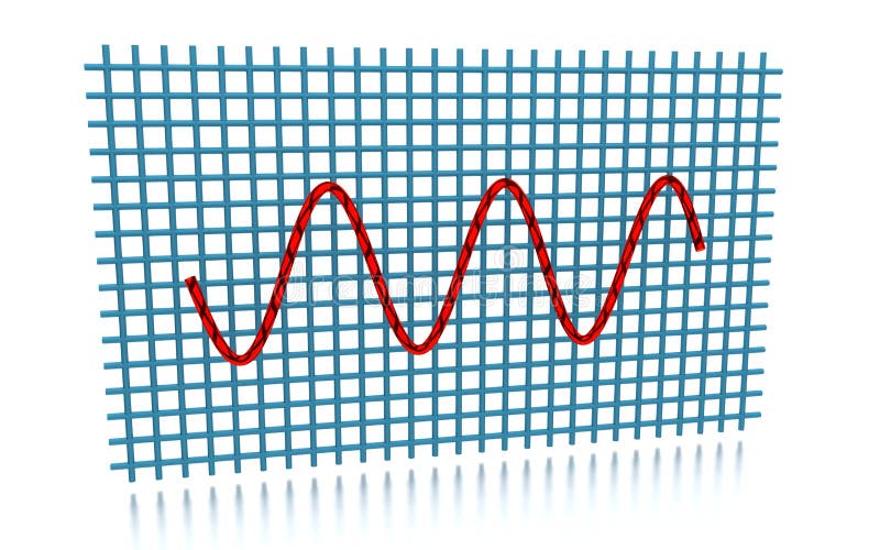 Curva Senoidal stock de ilustración. Ilustración de alternante - 22570416