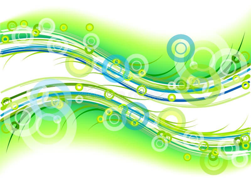 Curva verde ilustración del vector. Ilustración de oscurecer - 16379339