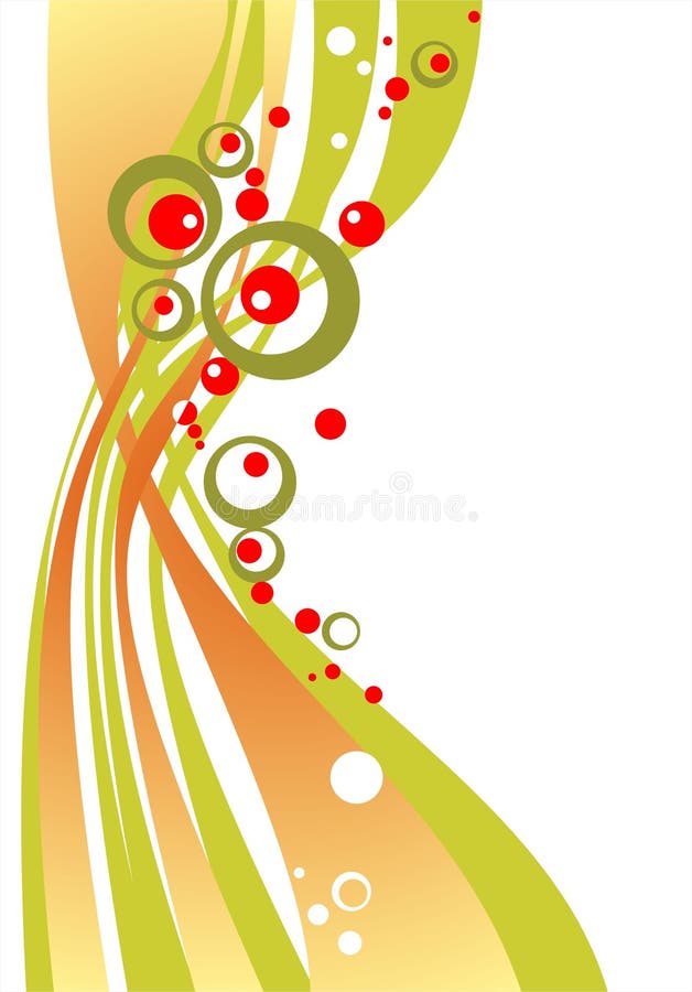 Curvas Y Fondo De Los Círculos Ilustración del Vector - Ilustración de ...