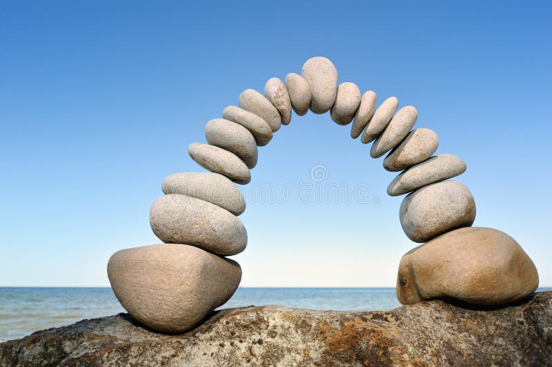 Rock Stacked As Arch Stock Photos - Free & Royalty-Free Stock Photos ...