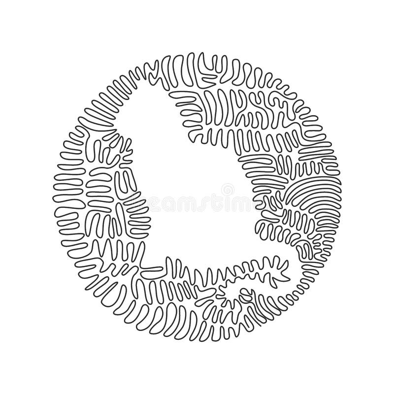 Continuous One Line Drawing Circle Stock Illustrations – 1,506 ...