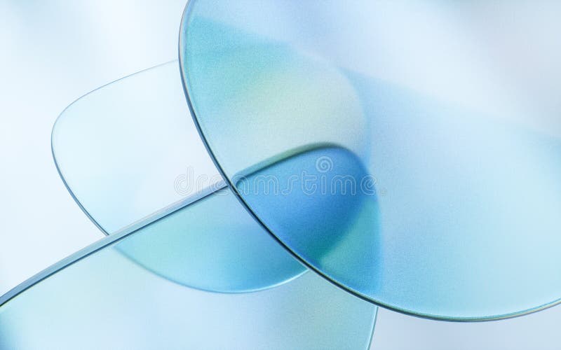Curve Glass with Light Illuminated, 3d Rendering Stock Illustration ...