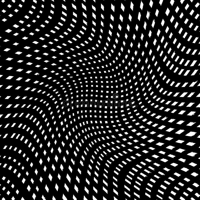 Curve Grid Grunge Background Stock Vector - Illustration of grid, cage ...