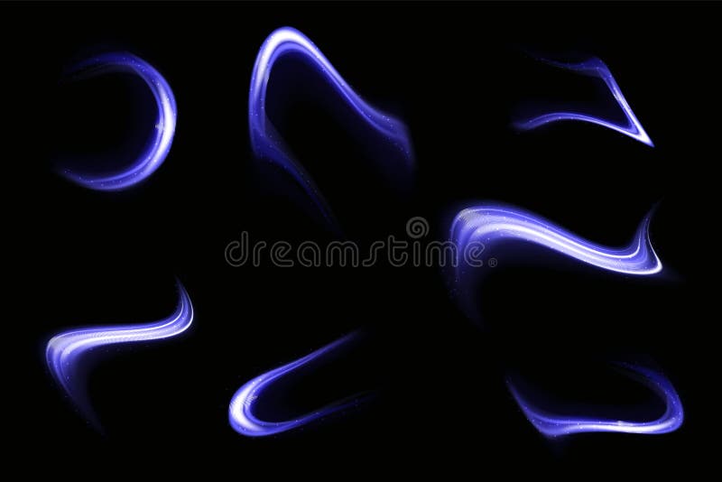 Curve light effect stock vector. Illustration of vector - 264489700