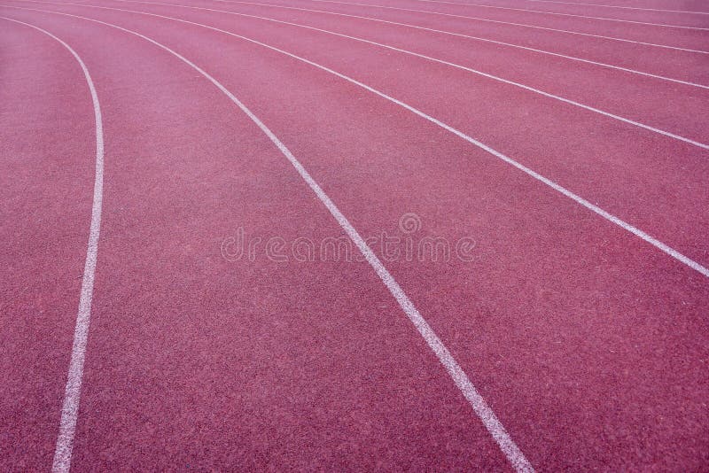 Curve Of The Running Track Picture. Image: 6757887