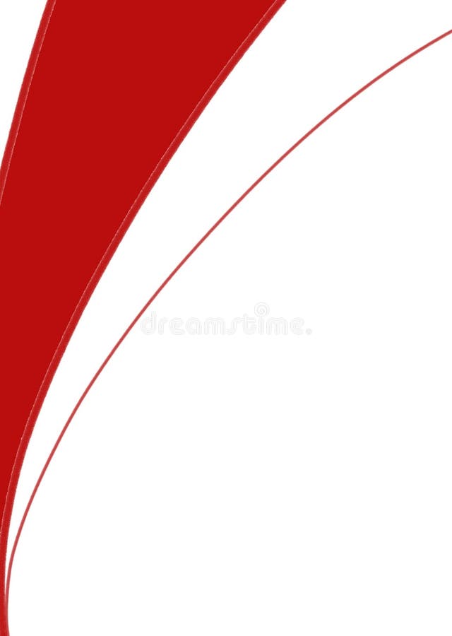 The Curve Red Stripe for Template Stock Illustration - Illustration of ...