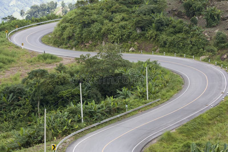 Curve road stock photo. Image of countryside, lane, travel - 16479592