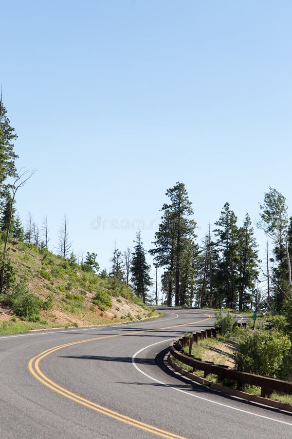 Curve in the road stock image. Image of nature, travel - 82032233