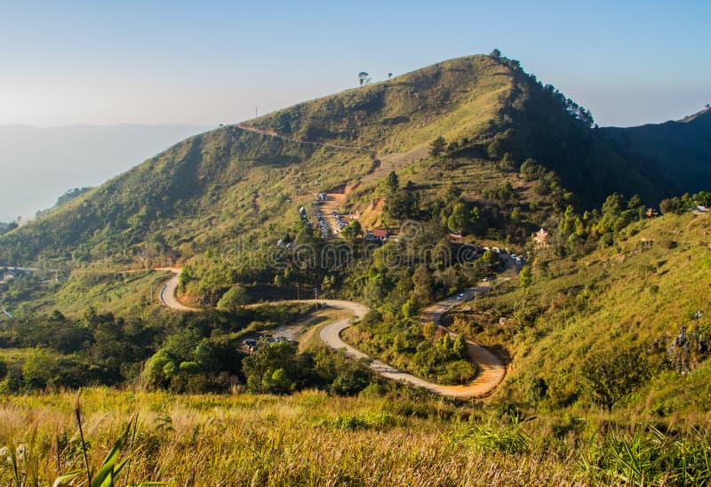 Curve road stock image. Image of andes, east, nature - 53601587