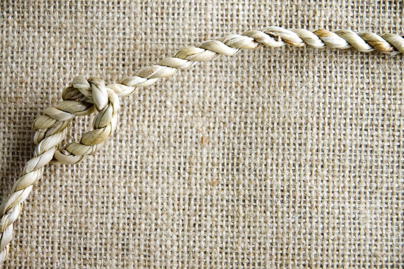 Curve of rope knot stock photo. Image of rope, connection - 41442262