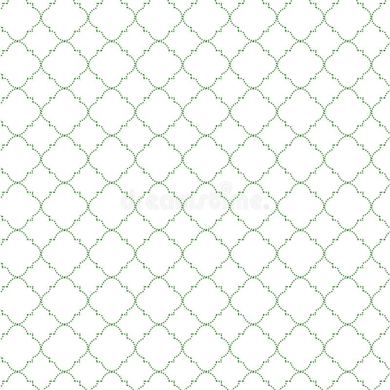 Curve and Round Interlocking Paver Bricks Arabic Geometric Seamless ...