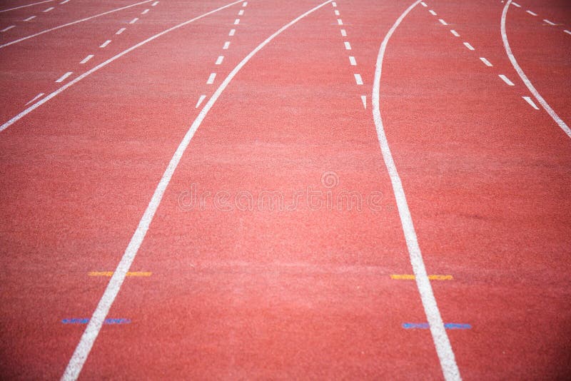 Curve of running track. stock image. Image of running - 74321205