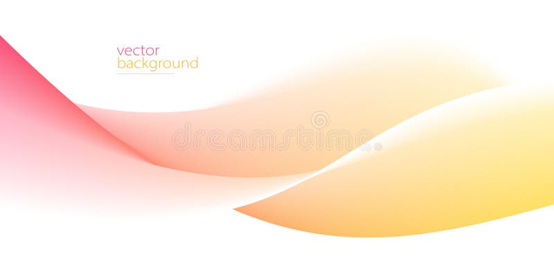 Curve Shape Flow Vector Abstract Background in Dark Blue Gradient ...