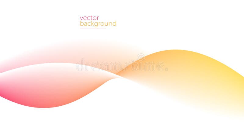 Curve Shape Flow Vector Abstract Background in Dark Blue Gradient ...