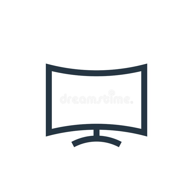 Curve Vector Icon. Curve Editable Stroke. Curve Linear Symbol for Use ...