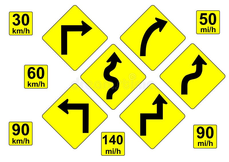 Collage Traffic Road Signs Stock Illustrations – 132 Collage Traffic ...