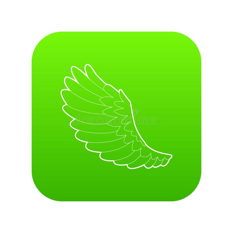 Curve Wing Icon, Outline Style Stock Vector - Illustration of curve ...