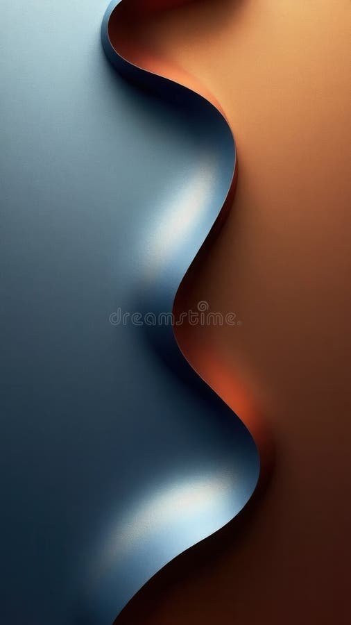 Curved Abstract Metallic Background, Texture Stock Image - Image of ...