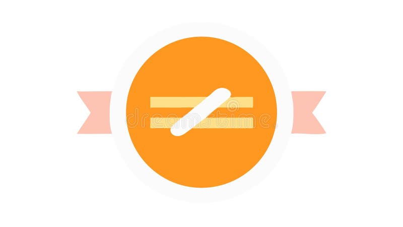 Curved Arrow Bar Element Icon, Process Flow Motion Transition Concept ...
