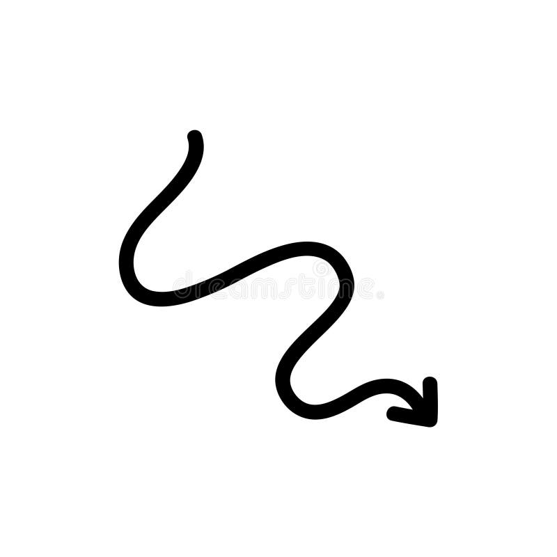 Curved Arrow Down Curved Arrow Down. 29889838 Vector Art At Vecteezy