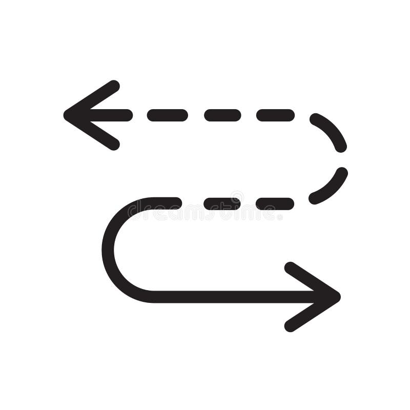 Slightly Curved Arrow Clipart