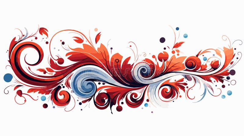 Curved Authentic Motif Drawing Stock Illustrations – 10 Curved ...