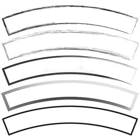 Curved Banner Stock Illustrations – 62,260 Curved Banner Stock ...