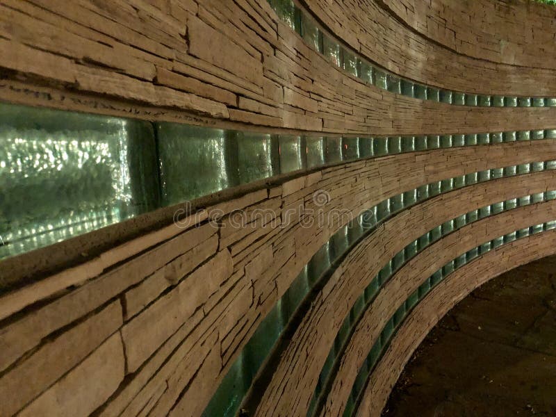 Curved brick wall pattern stock photo. Image of layer - 43962722