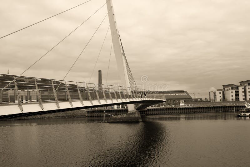Curved bridge stock image. Image of water, steel, curve - 28325013