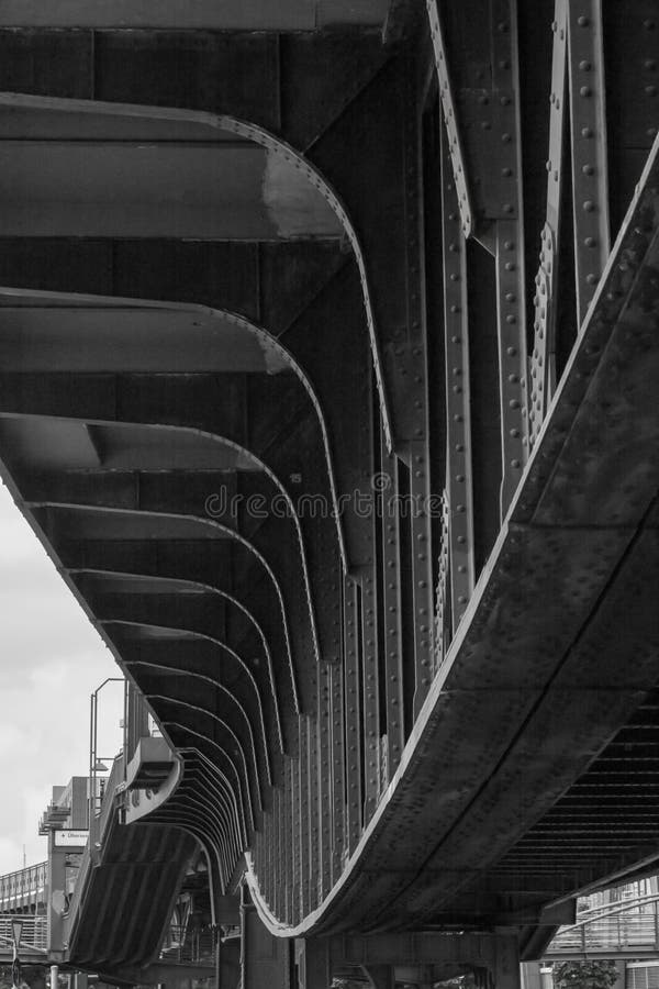 Curved bridge stock photo. Image of bridge, grey, curve - 31812198