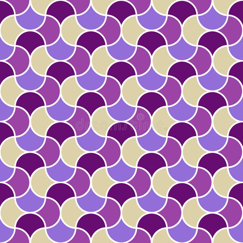 Curved Circular Repeating Pattern Stock Vector - Illustration of design ...