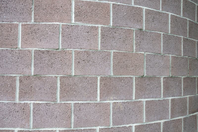 Curved Facade of a Modern Building Stock Photo - Image of mortar ...