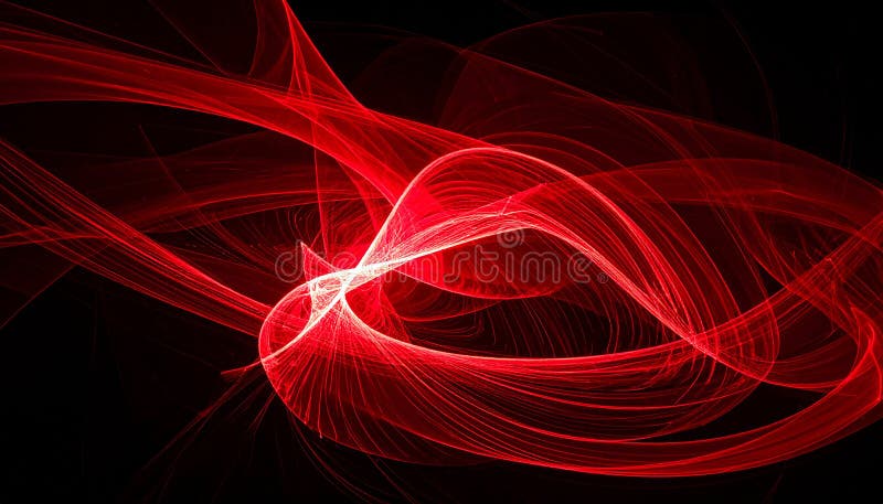 Glowing Red Abstract Background on Black Stock Illustration - Illustration of pink, hues: 382681038