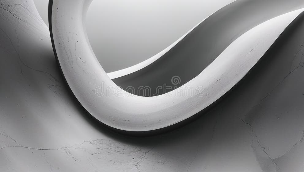 Curved Forms Gracefully Intertwine, Creating a Mesmerizing Balance ...