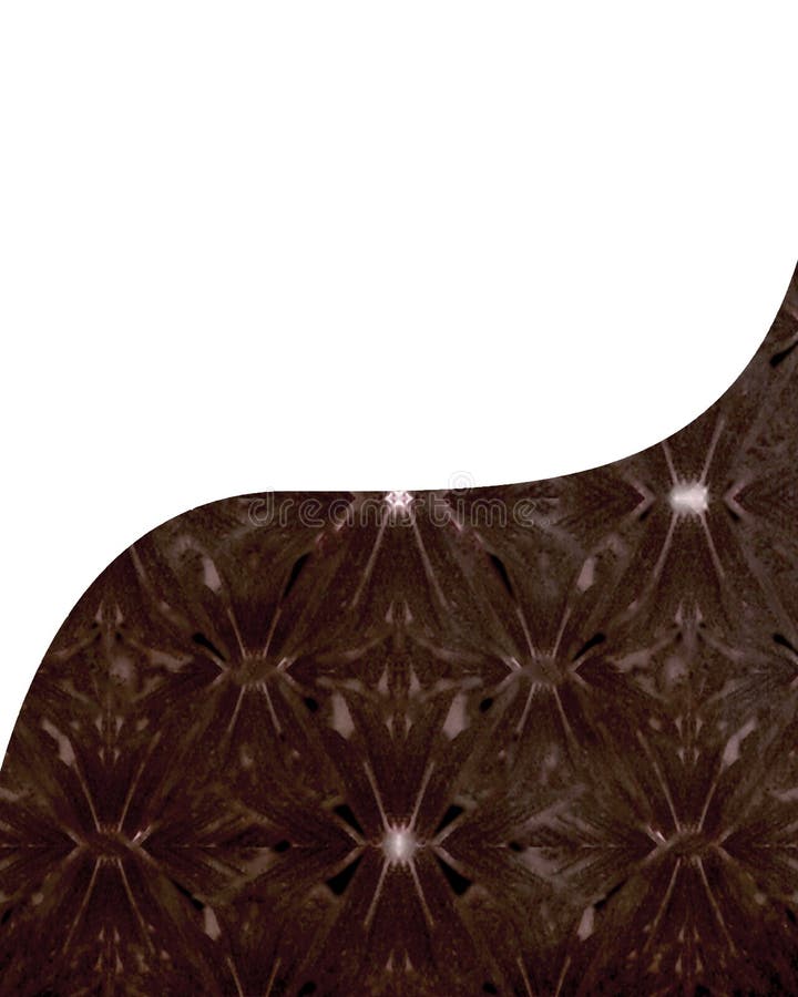 Curved Frame Background with Decorated Borders Stock Illustration ...