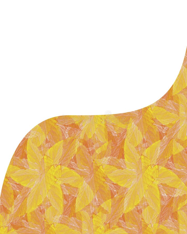 Curved Frame Background with Decorated Borders Stock Illustration ...