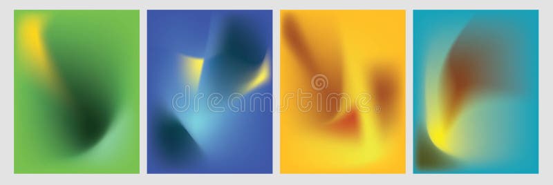 Curved Gradient Background with Depth Stock Vector - Illustration of ...