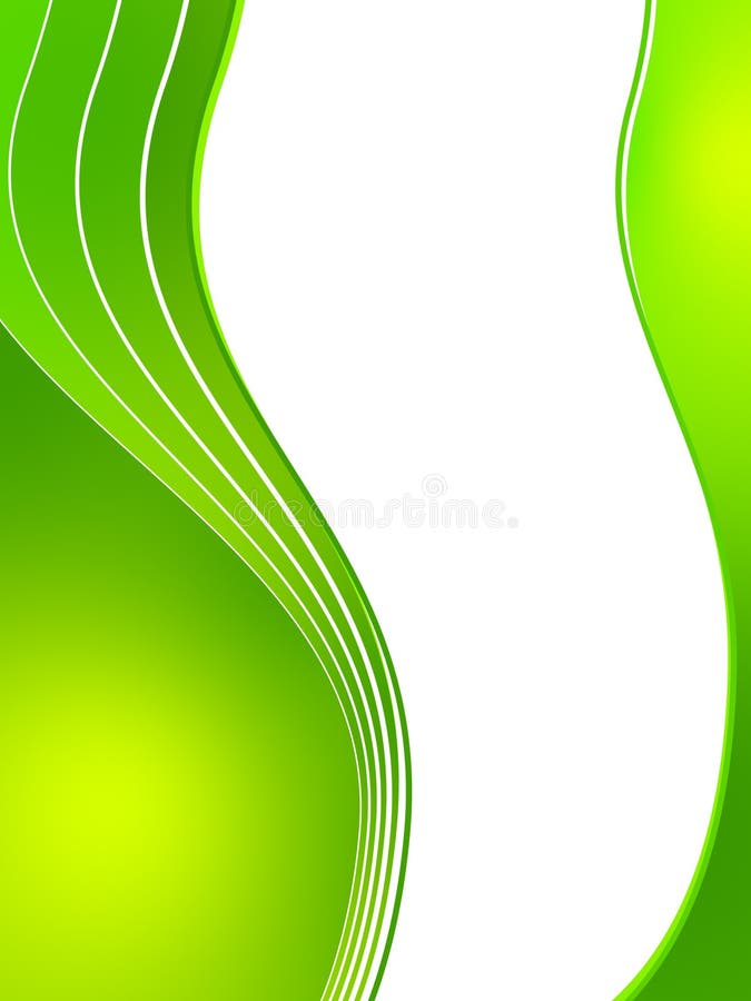 Curved green background stock illustration. Illustration of curve - 8825560