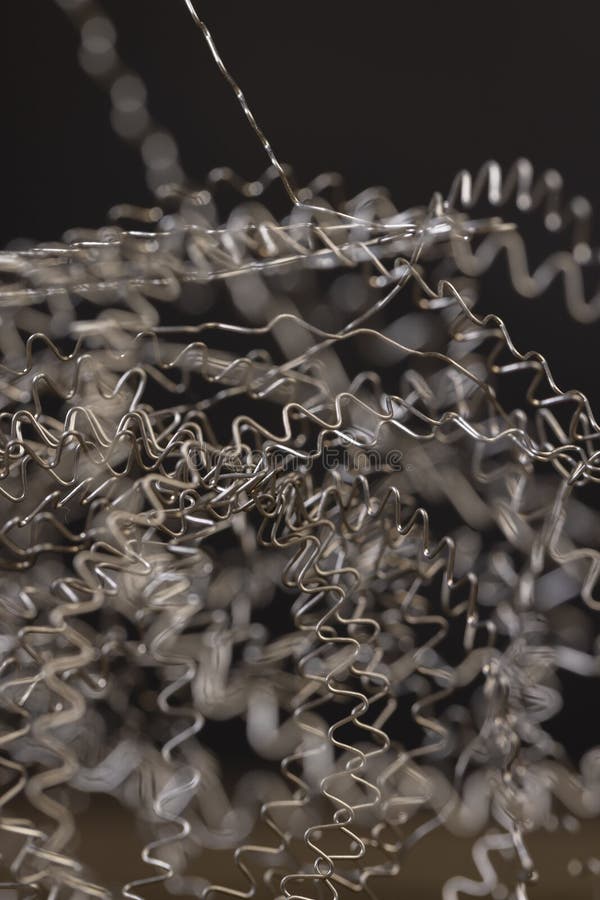 Curved Heating Wire Made of Metal Stock Photo - Image of details ...