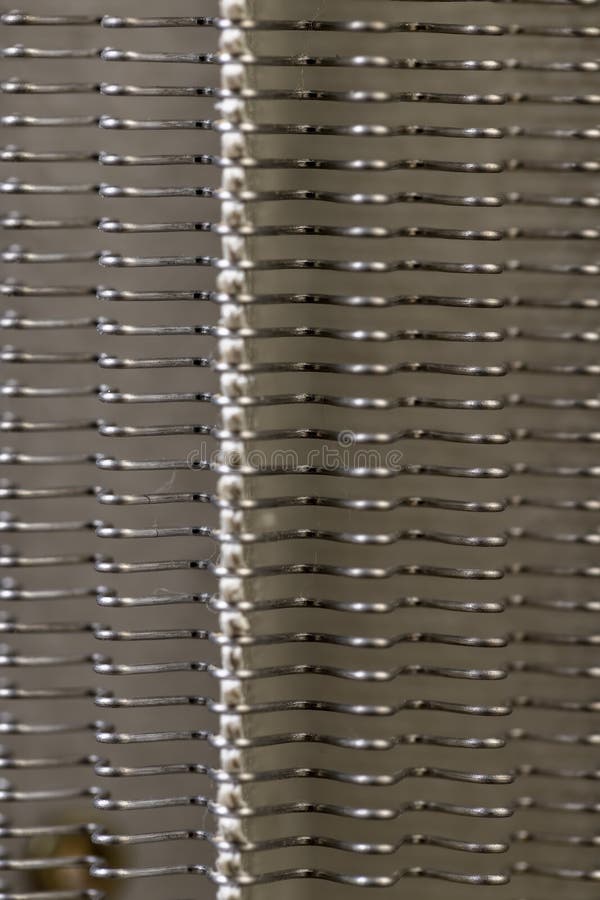 Curved Heating Wire Made of Metal Stock Photo - Image of spiral, shiny ...