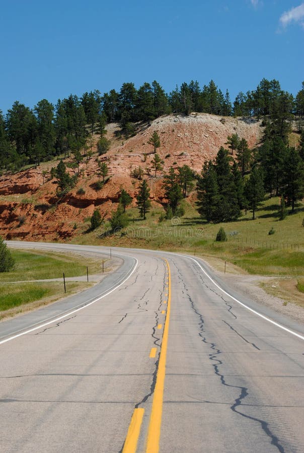 Curving Two-Lane Highway stock photo. Image of highway - 23194366