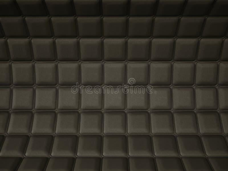 Curved Leather Pattern with Rectangle Segments Stock Illustration ...