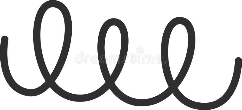 Curved Line Sticker stock vector. Illustration of graphic - 321740679