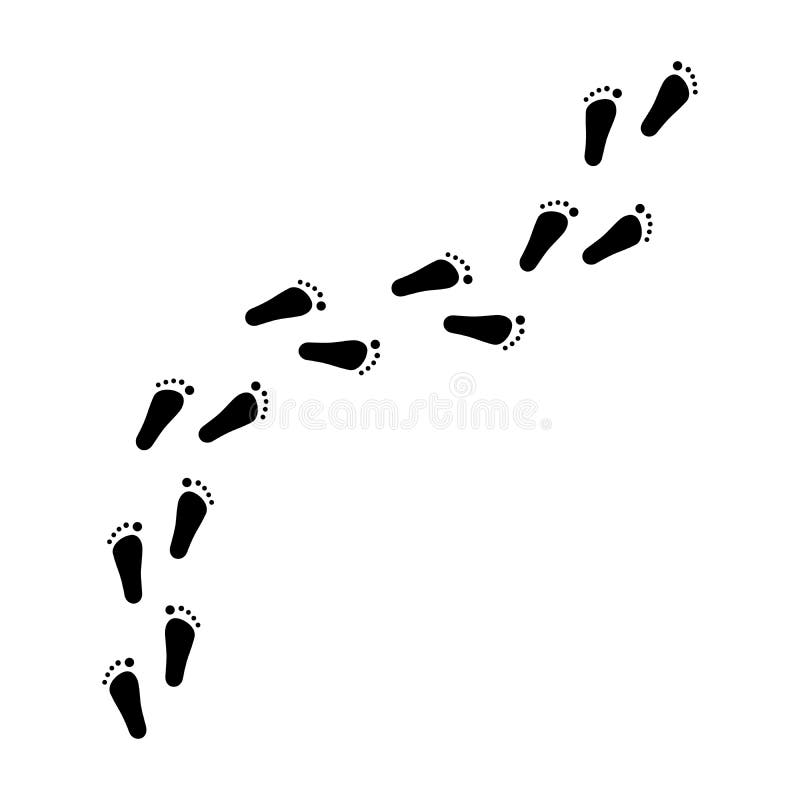 Footprints Perspective Stock Illustrations – 113 Footprints Perspective ...