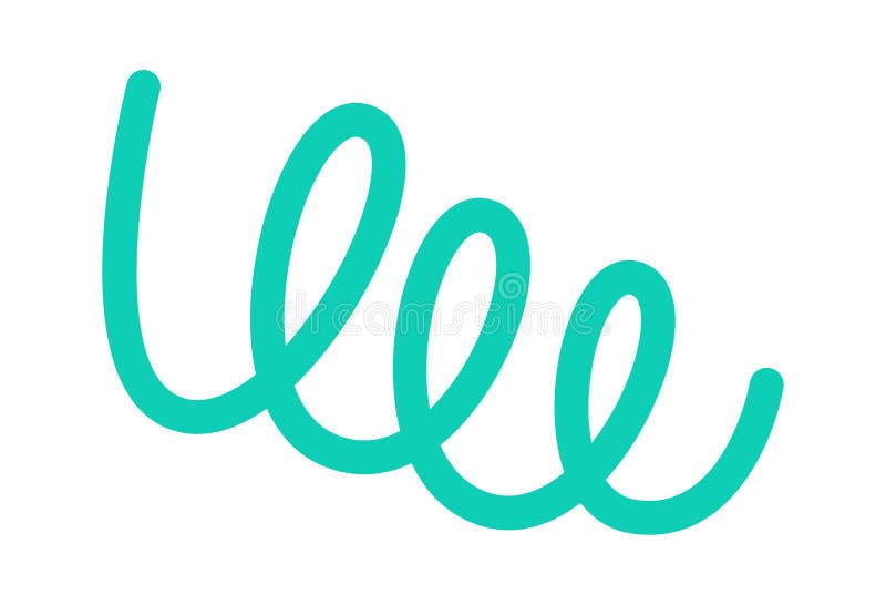 Curved Line Icon stock vector. Illustration of isolated - 274269965