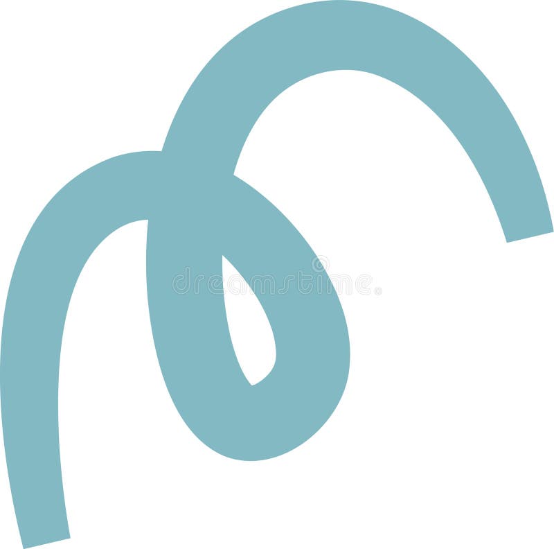 Curved Line Icon stock vector. Illustration of icon - 309782520